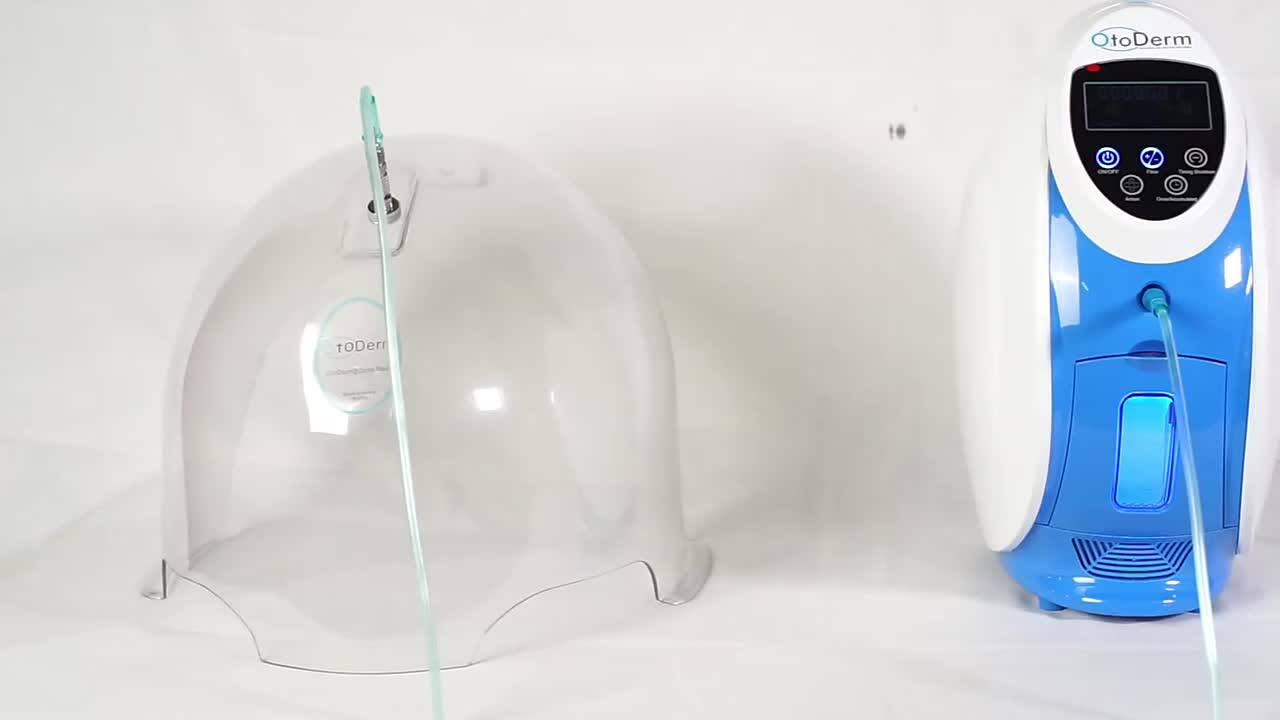 Newest O2toderm Pure Oxygen O2toderm Oxygen Facial Mask Dome Therapy ...