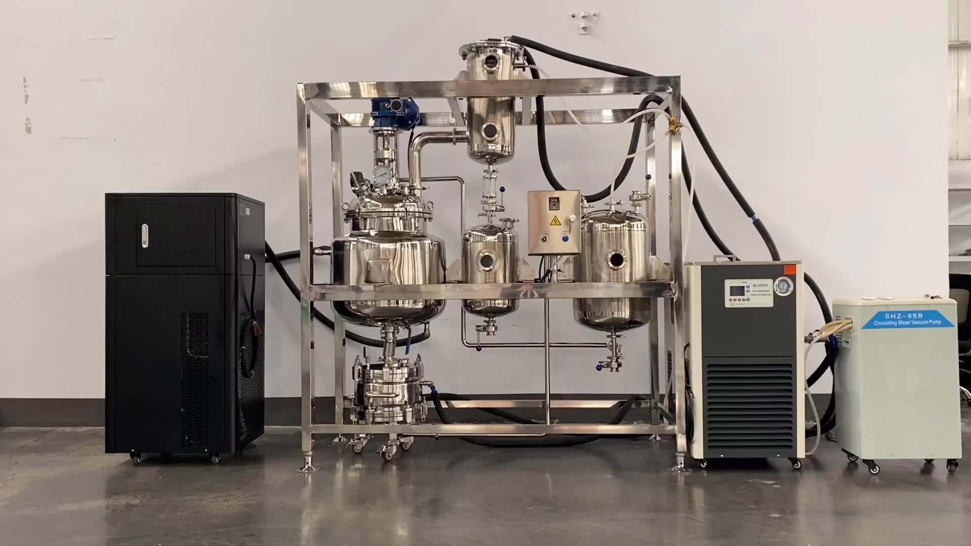 100l Chemical Methanol Crystals Lab Stainless-steel Crystallizer ...