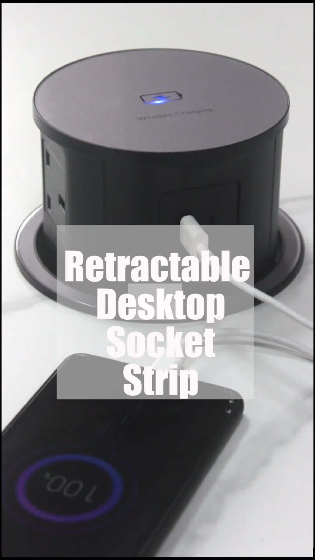 Kitchen Tabletop Recessed Sockets Office Conference Furniture Table Pop ...