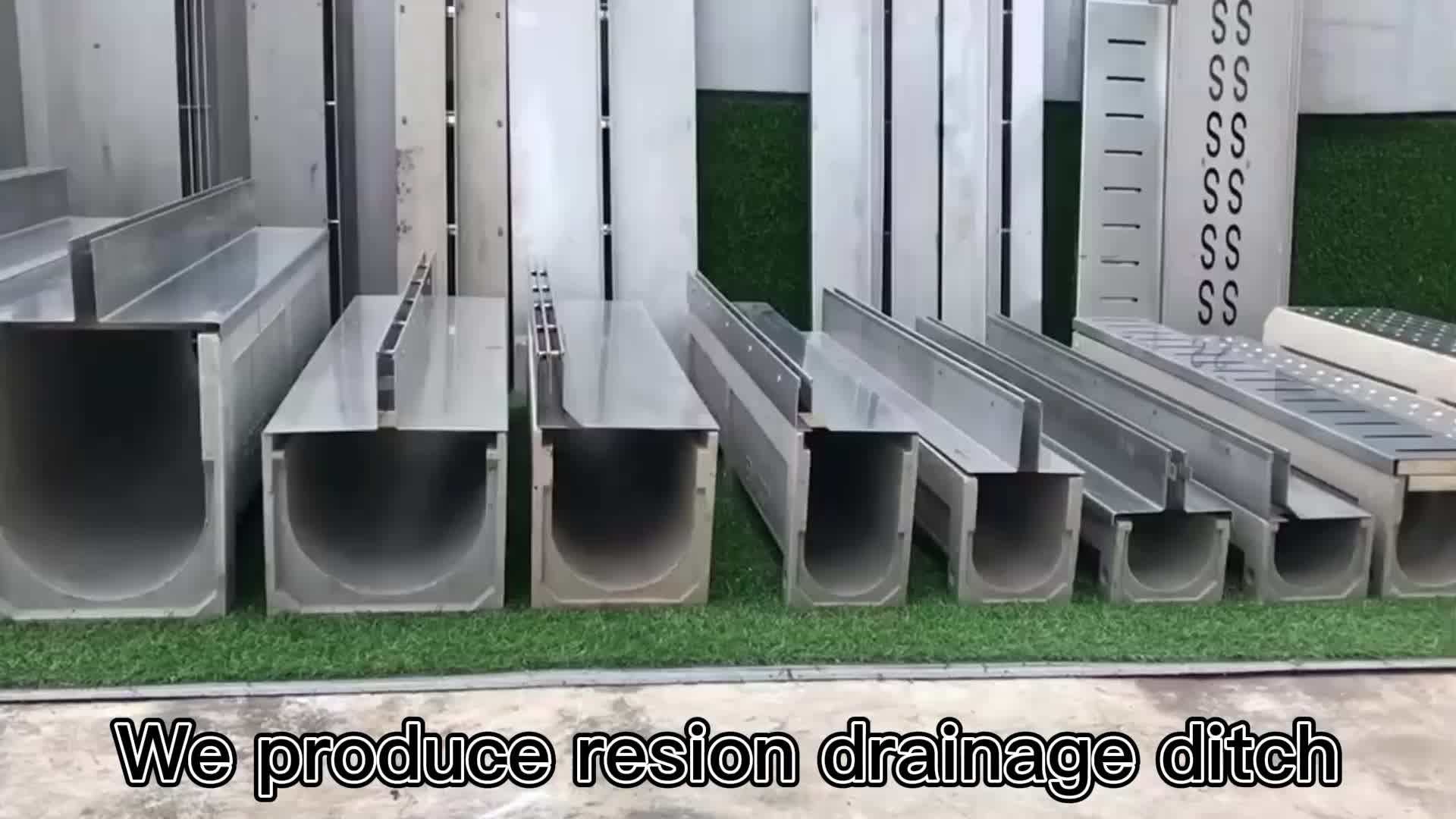Cast Iron Cover Polymer Concrete Channel Ditch Cover Resin Polymer ...