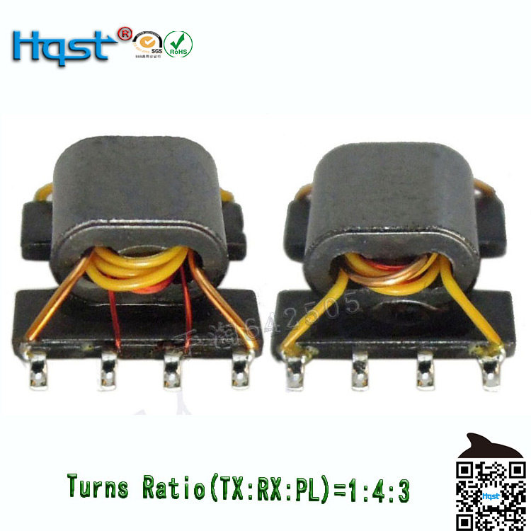 高通耦合变压器PTD8MC-431T-B 强电220V电力猫载波PLC 圈比1:4:3