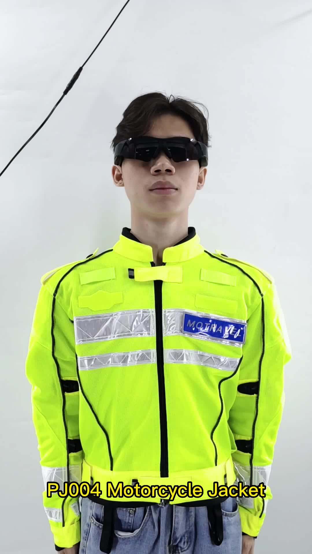 Reflective Summer Motor Body Safety Armor Motorbike Breathable Mesh ...