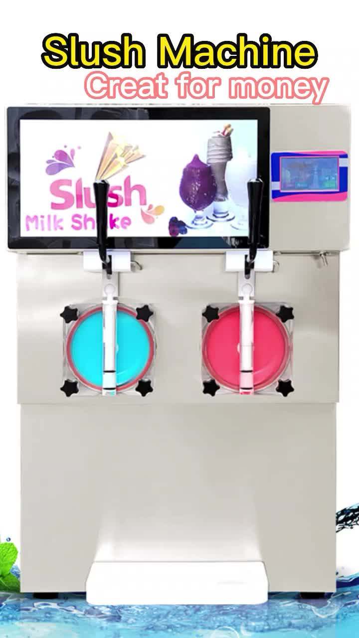 Commercial Double Tank Frozen Drink Beverage Machine Frozen Cocktail ...