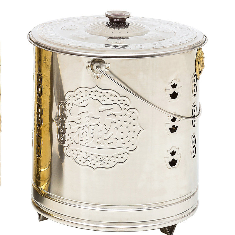 [USD 20.13] household thickened gold bucket baking paper bucket money ...