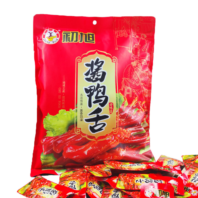 震惊全网！温州初旭酱鸭舌到底有多绝？458g吃出幸福感爆棚💥-鸭肉零食-淘宝好物网