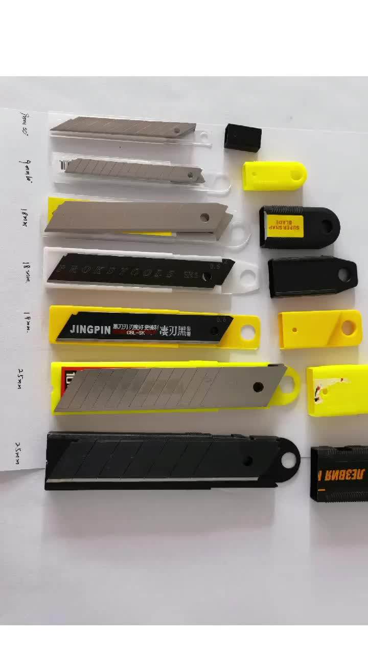 Sk5 Carbon Steel Retractable Paper Cutter Knife Blade/snap Off Utility ...