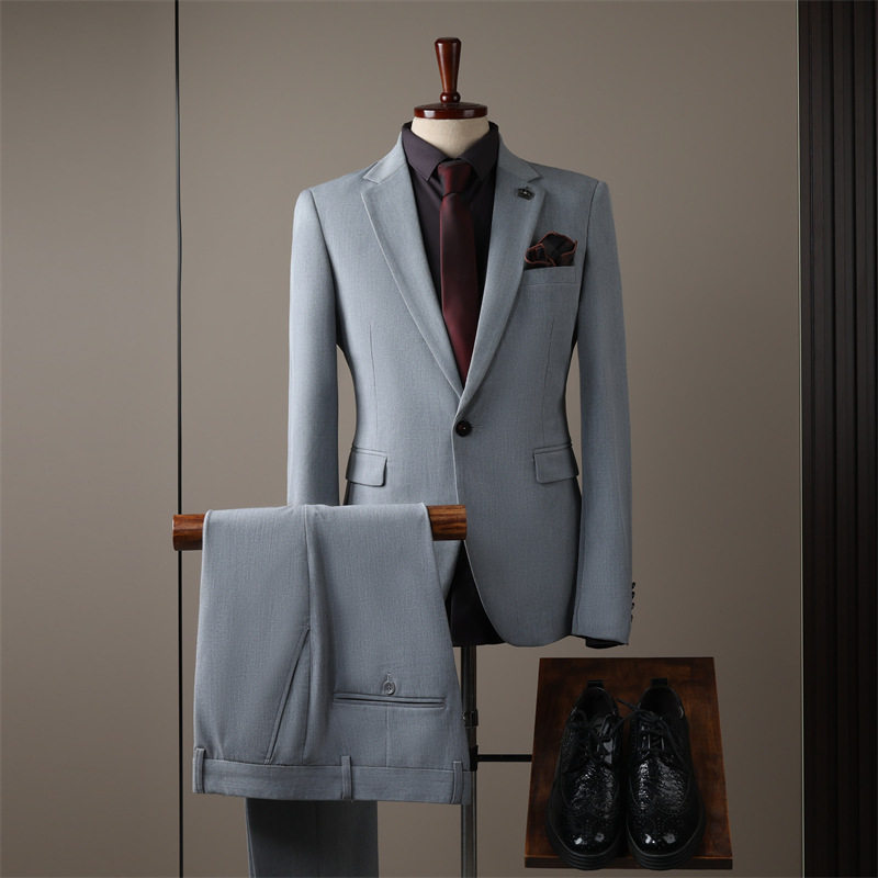 Men's English Style Classic 3-Piece Suit – Ame_handmadesg