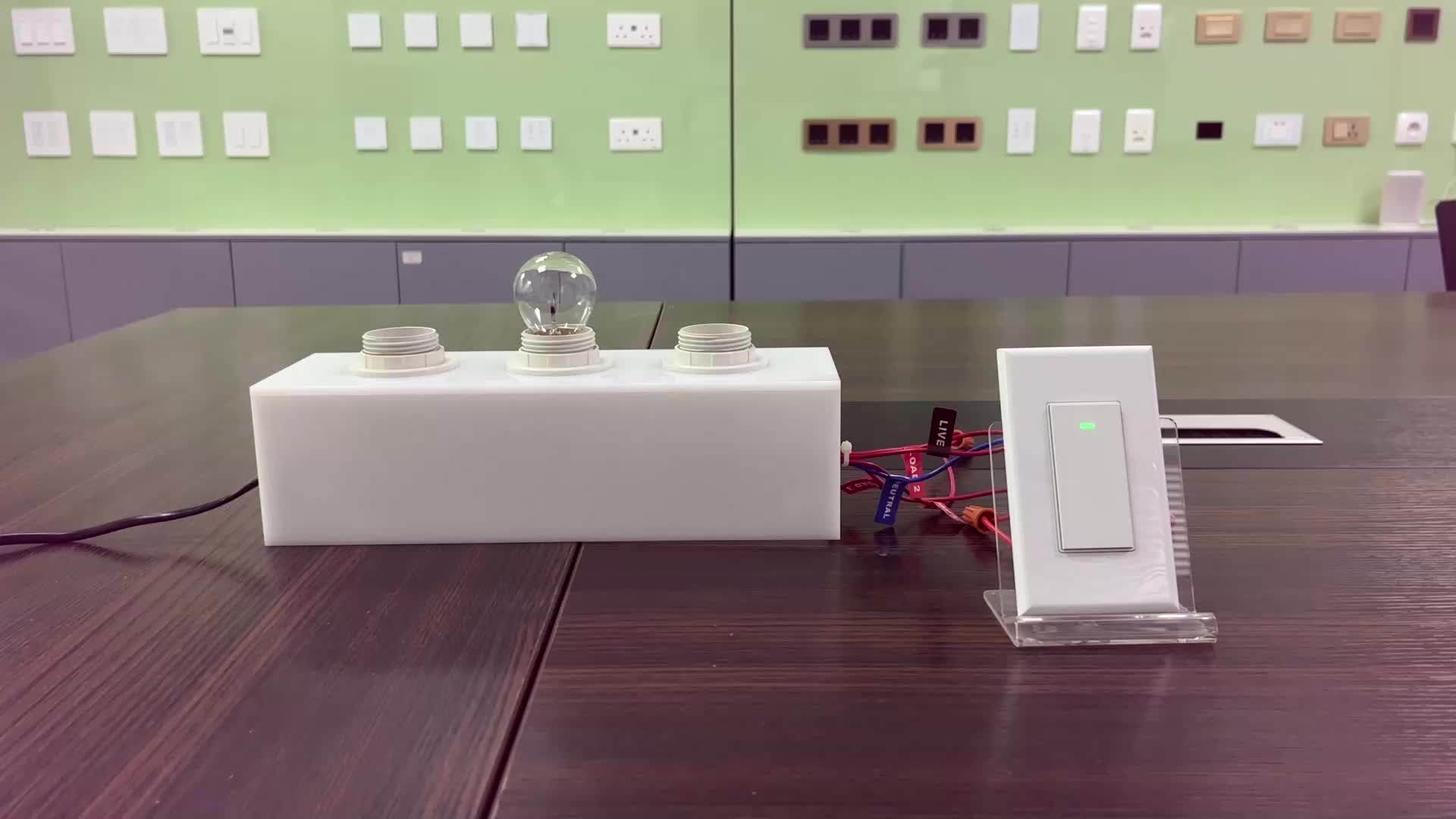 Us 15a 110-125v Etl Certificate Smart Home Wall Push Physical Button ...