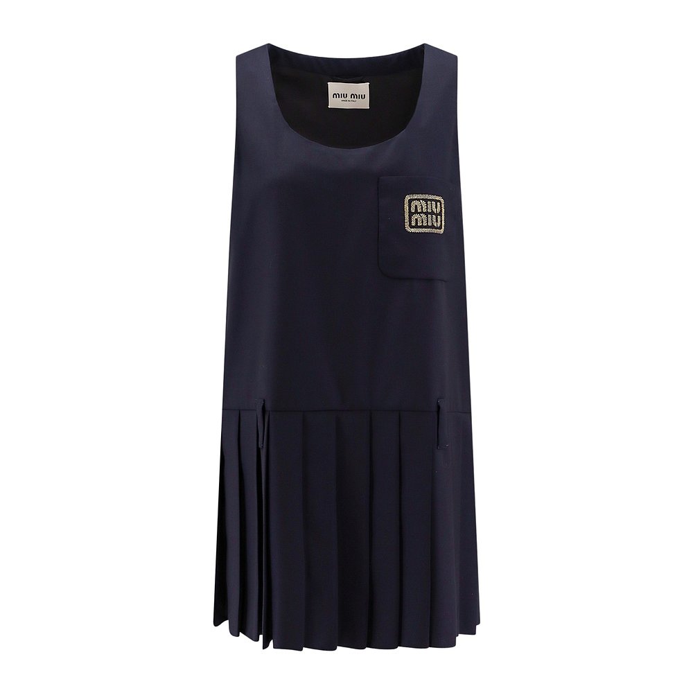 潮奢 Miu Miu Miu 女士無袖洋裝-Taobao