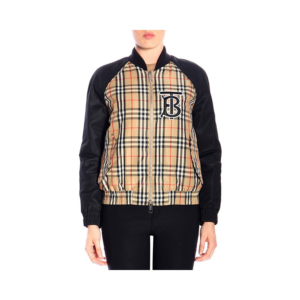 Купить Burberry, цветная куртка, из полиэстера в интернет-магазине с ...