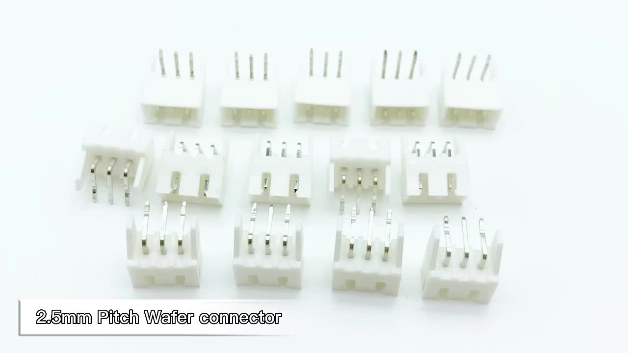 3.96mm Pitch Wafer Connector 90 Degree 2pin Terminal Transparent Wafer Connector For Pcb Board ...