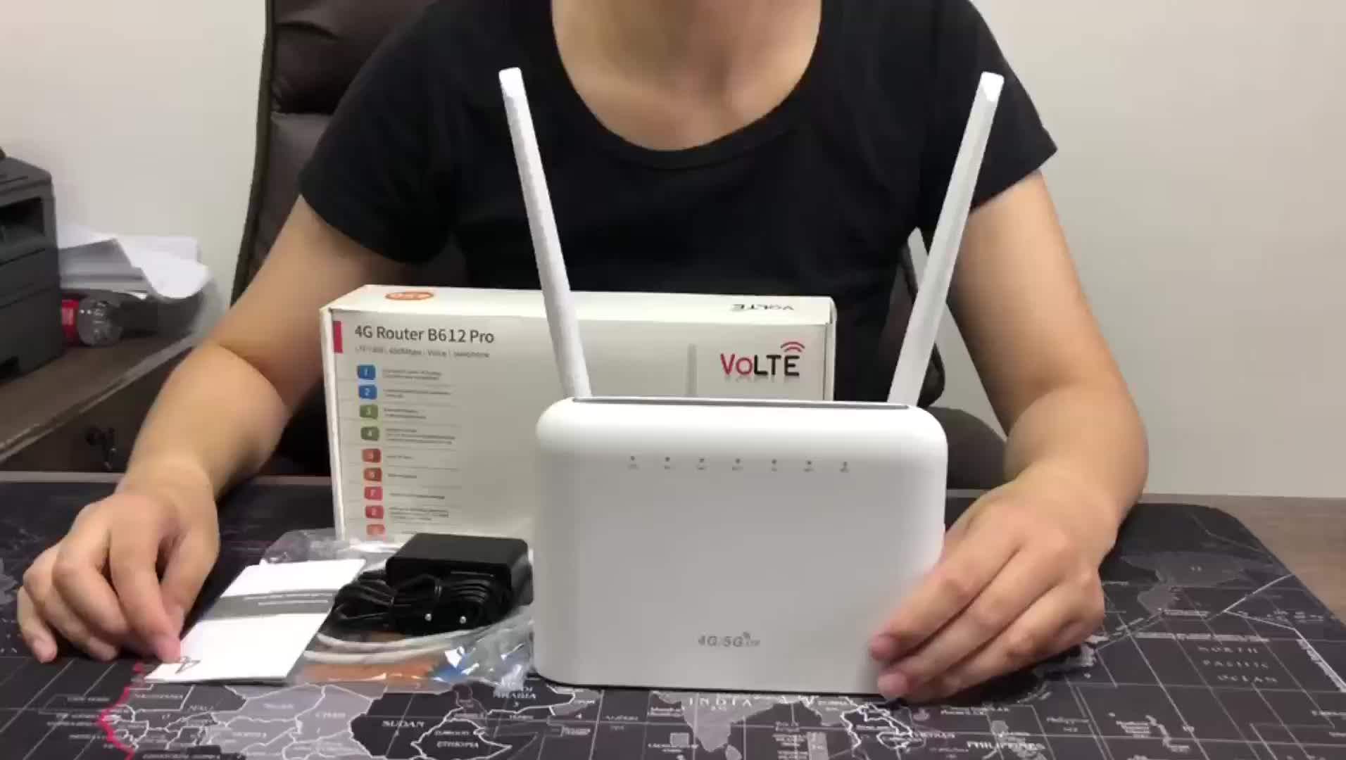 Allinge Hmq024 Rauter Routeur Rj11 Volte Vpn 300mbps 3g 4g Lte Cpe Wifi ...