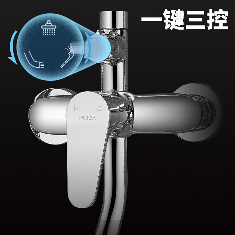 Huida home small apartment bathroom set toilet wash basin cabinet ...