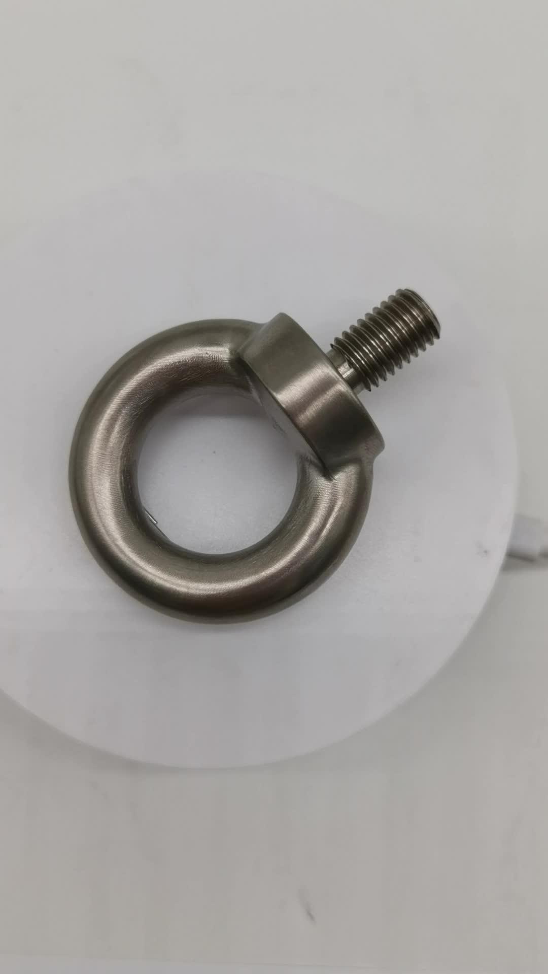 Gr5 Titanium Anodized Lifting Eye Bolt Din580 - Buy Titanium Screws And ...