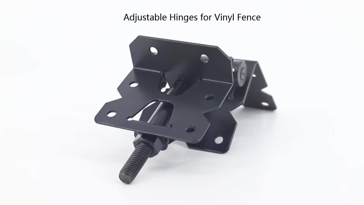 Adjustable Heavy Duty Self Closing Gate Hinges Hardware Kit Stainless ...