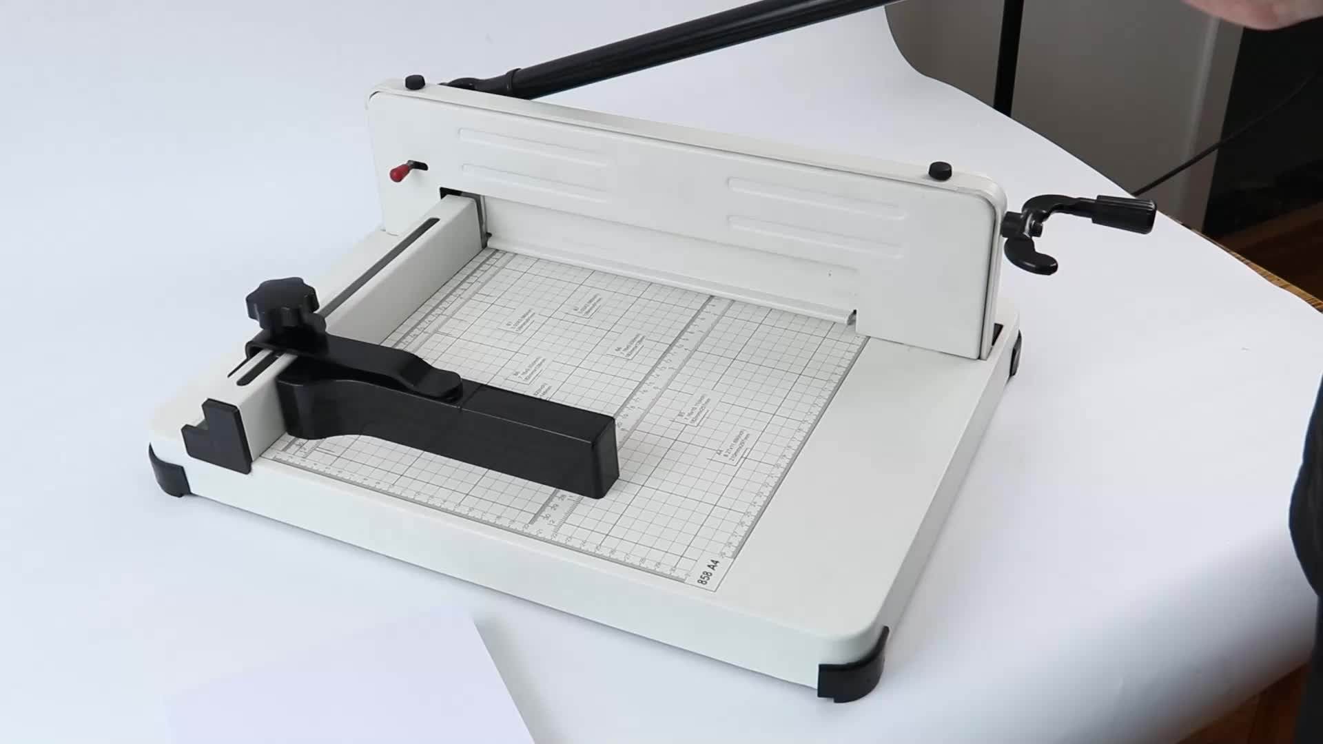 Zequan 858 Manual Desktop Heavy Duty Paper Cutter Thick Layer ...