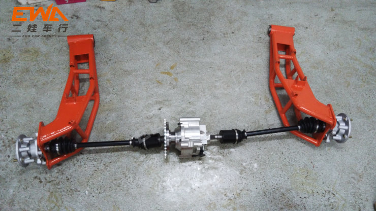 Modified Baja racing rear axle independent suspension accessories, four ...