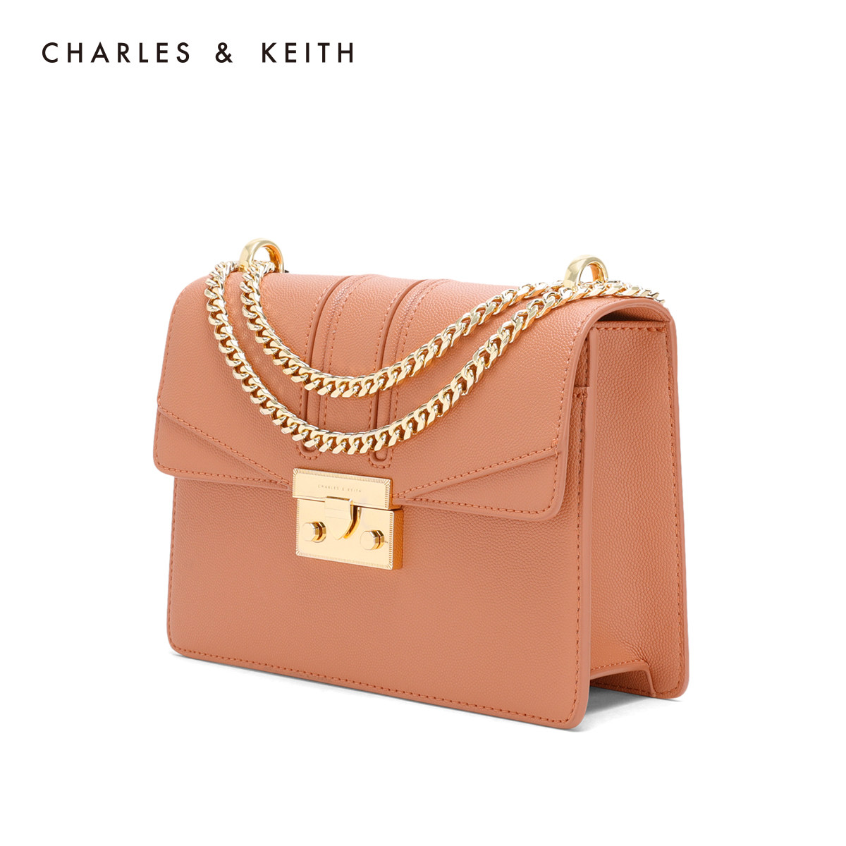 CHARLES＆KEITH酒神包CK2-20680639链条锁扣单肩斜挎黑色小方包女 | BuyEChina is your China (Taobao, Tmall, JD, 1688 ...