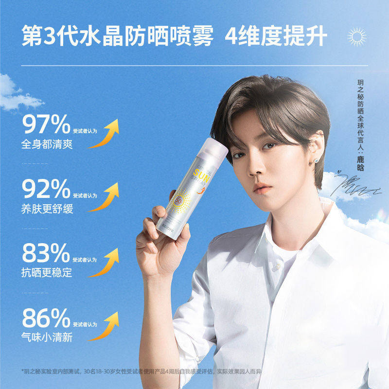 [USD 29.86] Yue's secret crystal sunscreen spray is high-power ...