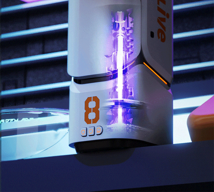 Easylive剧情互动飞机杯NO8男用品全自动伸缩旋转电动自慰器成人