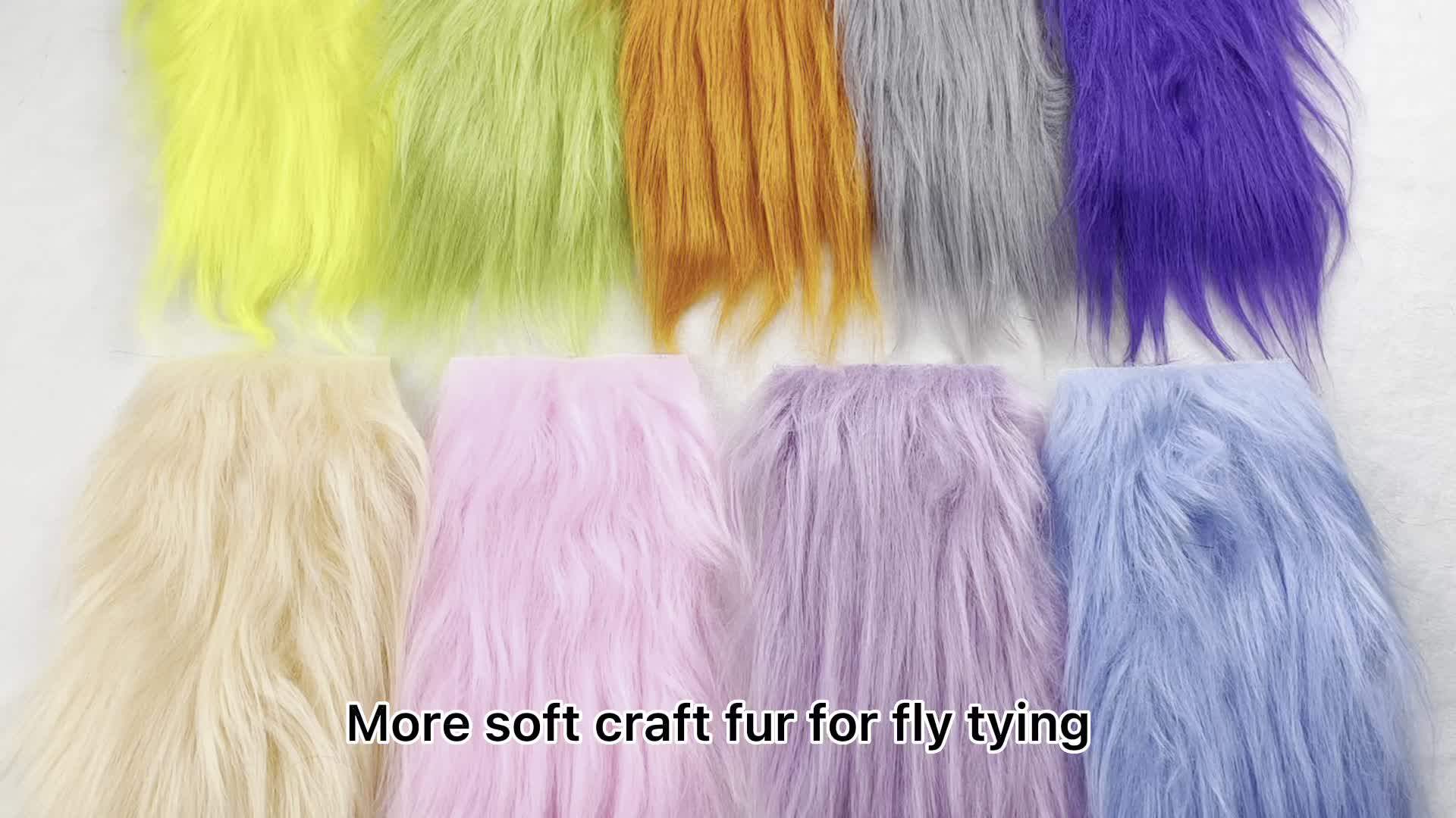 33 Colors Craft Fur Fly Tying 8cm Long Fly Tying Material De Montaje ...