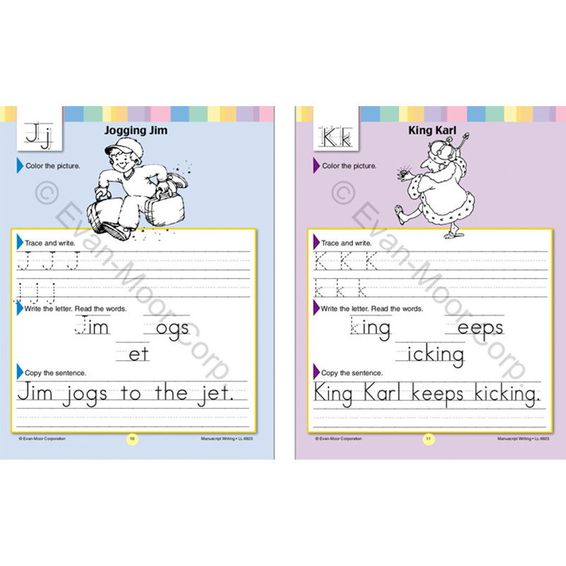 Купить Оригинал других evan-moor the learning line manuscript writing ...