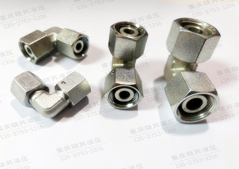 3C9内螺纹直角接头 公制内螺纹卡套接头H型内丝直角油管连接接头-Taobao