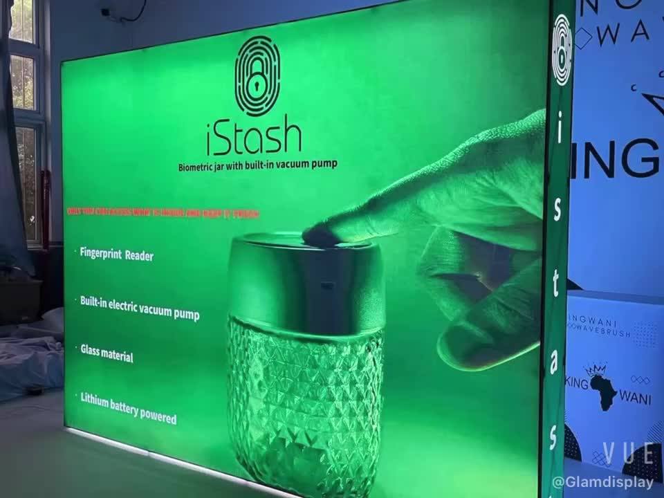 Luminous Backlit Displays Tension Backlit Displays Exhibition Light Box ...