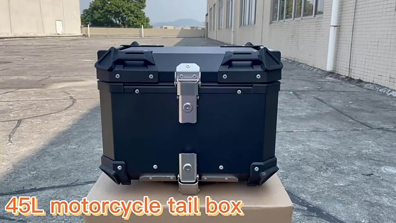 High-end Motorcycle Top Box 38l Side Boxes Motor Aluminum Cajas Para ...