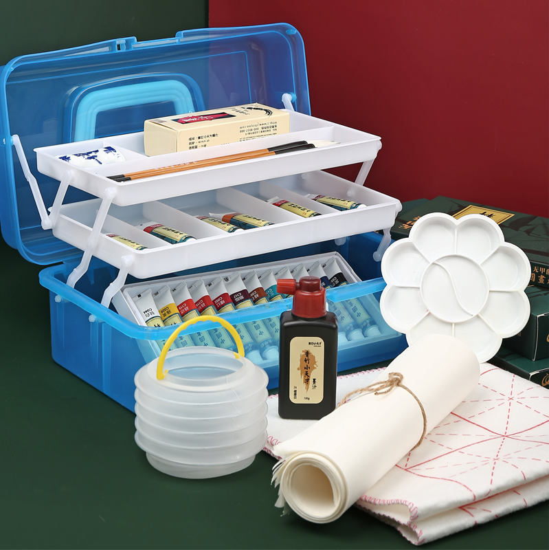 Bamboo Chinese painting pigment Children beginner beginner Chinese ...