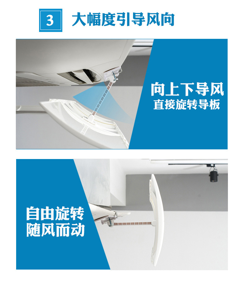 Cassette Air-conditioning Air Baffle Ceiling Air-conditioning Wind ...