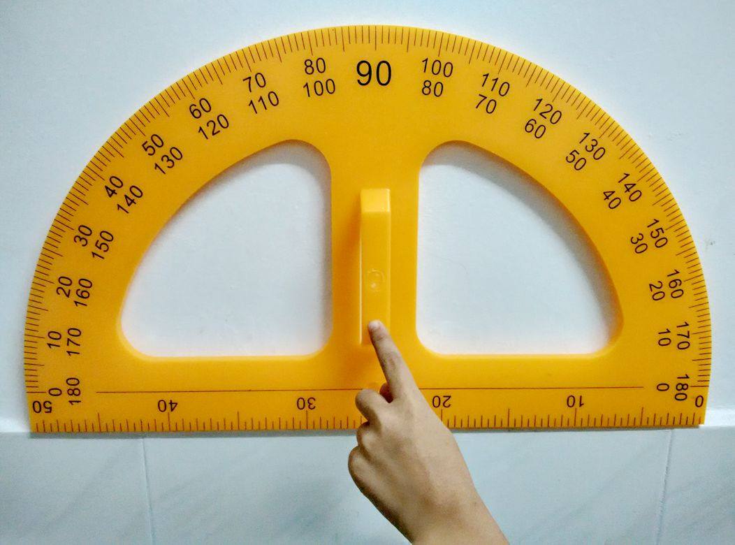 📐 Super practical! 50cm large semicircular plastic protractor, a must ...