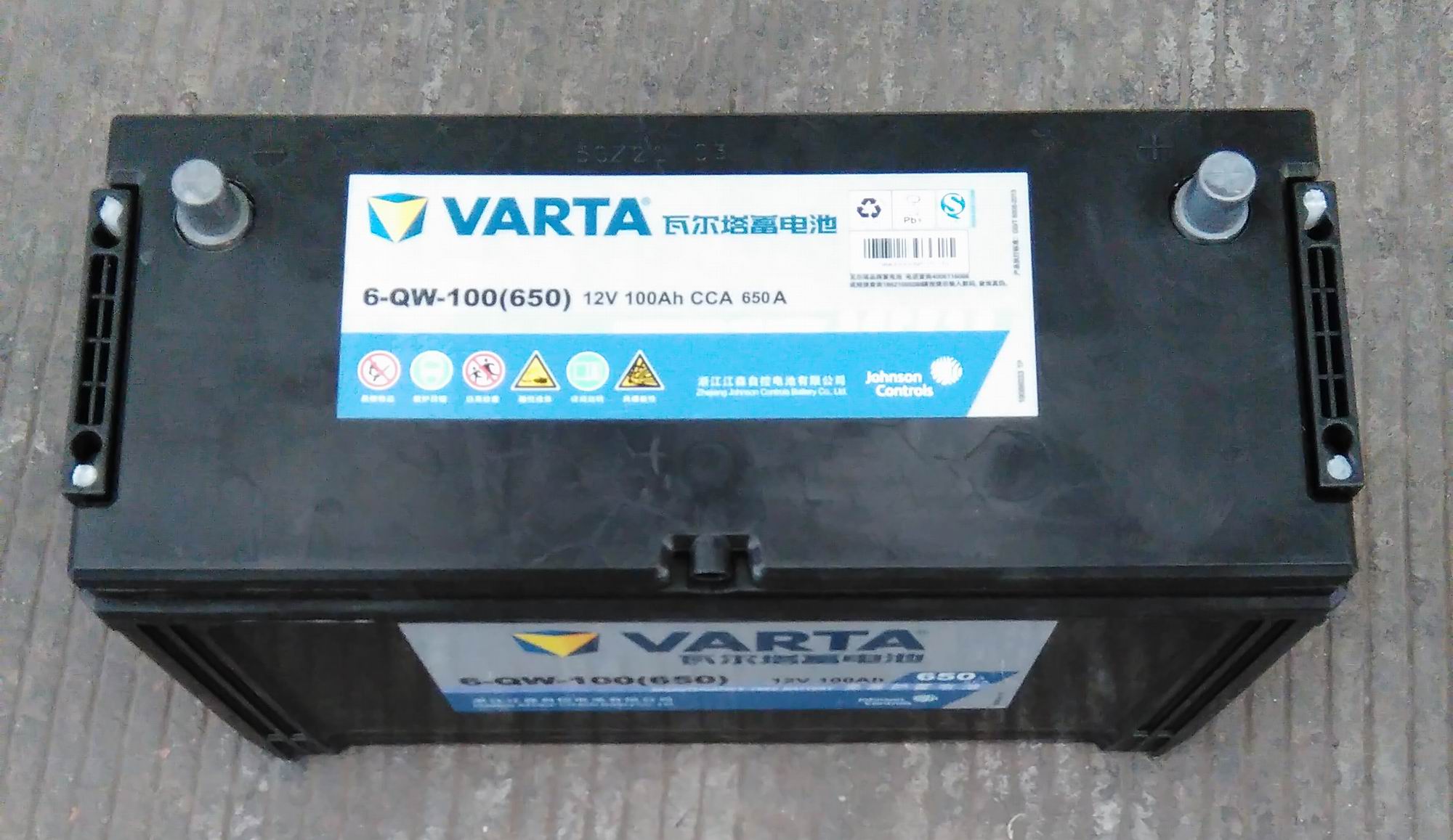 6-QW-100 Valta Batteries 12v100ah Battery Varta maintenance-free cell 12V