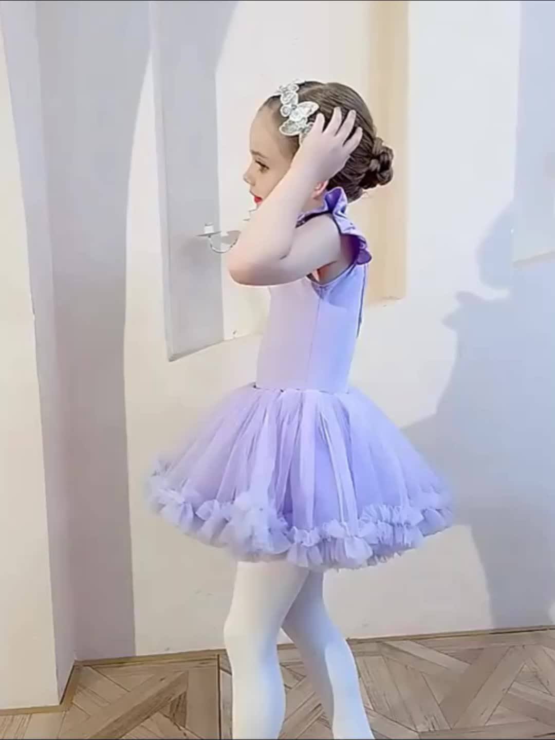 Disfraz De Ballet Clásico Para Niñas,Ropa De Baile Lírico,Tutú De ...