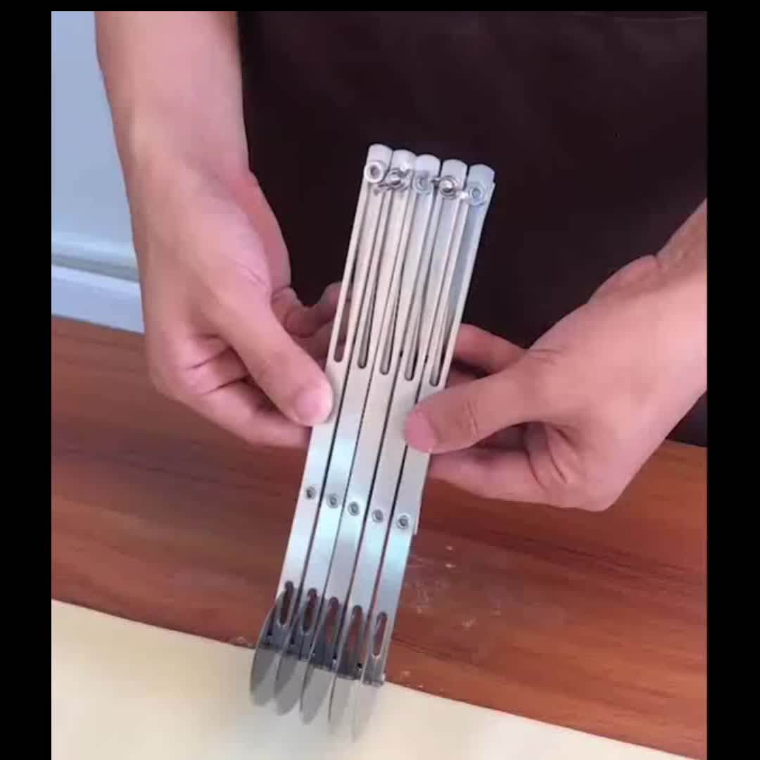 Stainless Steel Pastry Cutter Expandable Dough Divider Dough Cutter ...