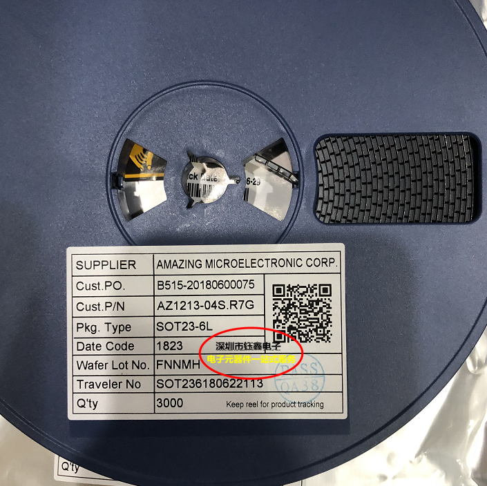 貼片ESD靜電保護TVS管 AZ1213-04S.R7G 網版印刷1235H SOT23-6L 原裝