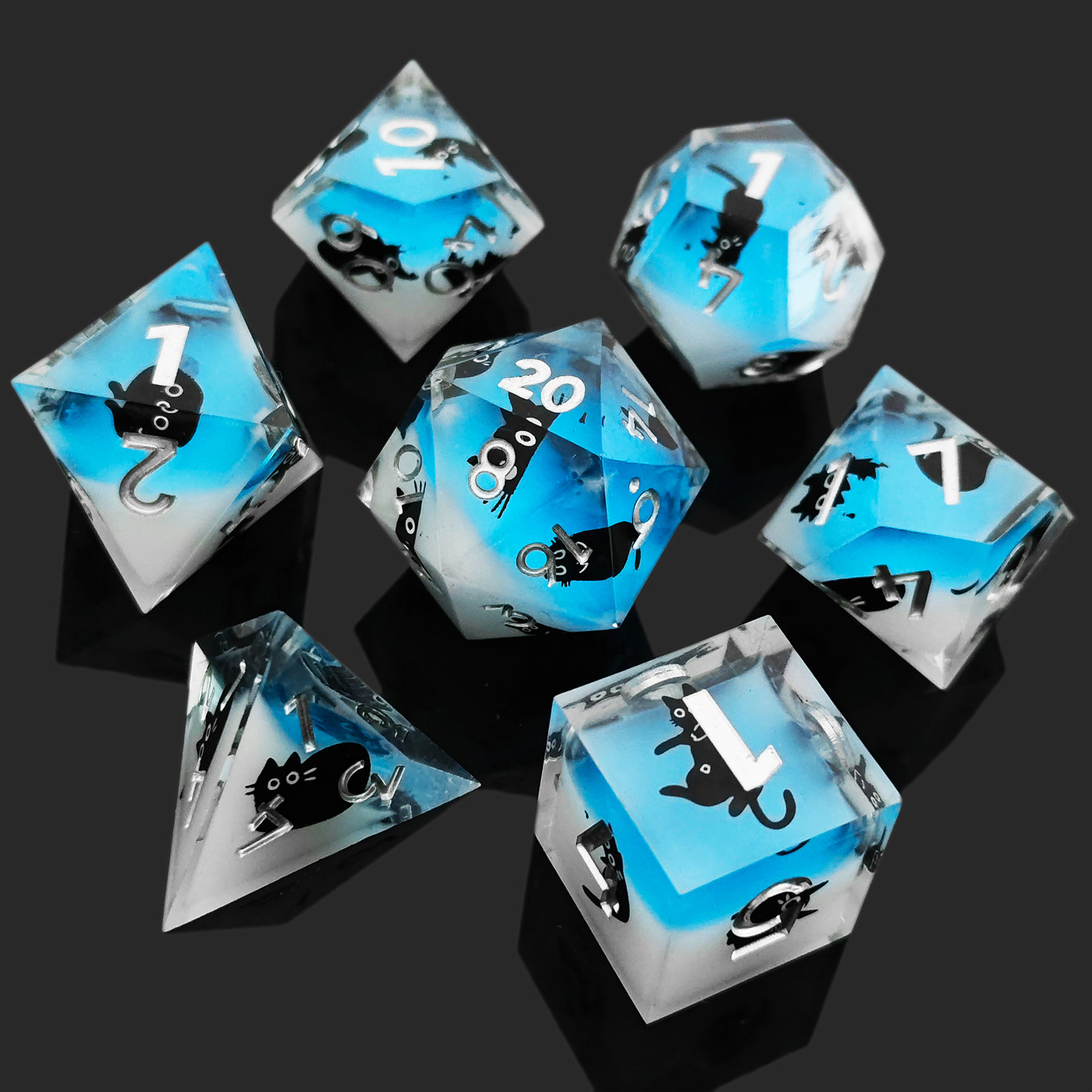 Must buy for 25 years! coc running group resin decal dice set｜dnd ...
