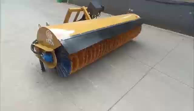 Hydraulic Motror Machine Brush Broom Sidewalk Snow Sweeper Snow ...