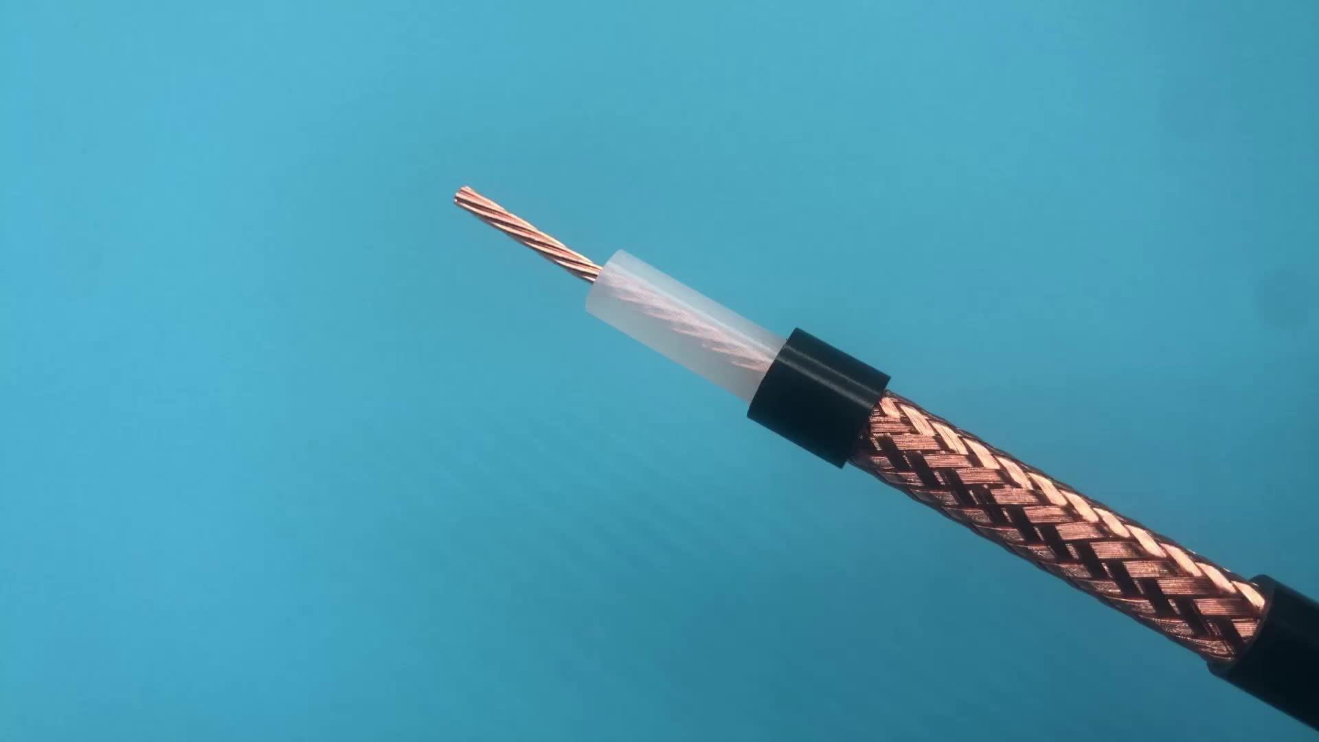 Rg213 Coaxial Cable High Quality 15m 50 Ohm Black Pvc Bare Copper Wire ...