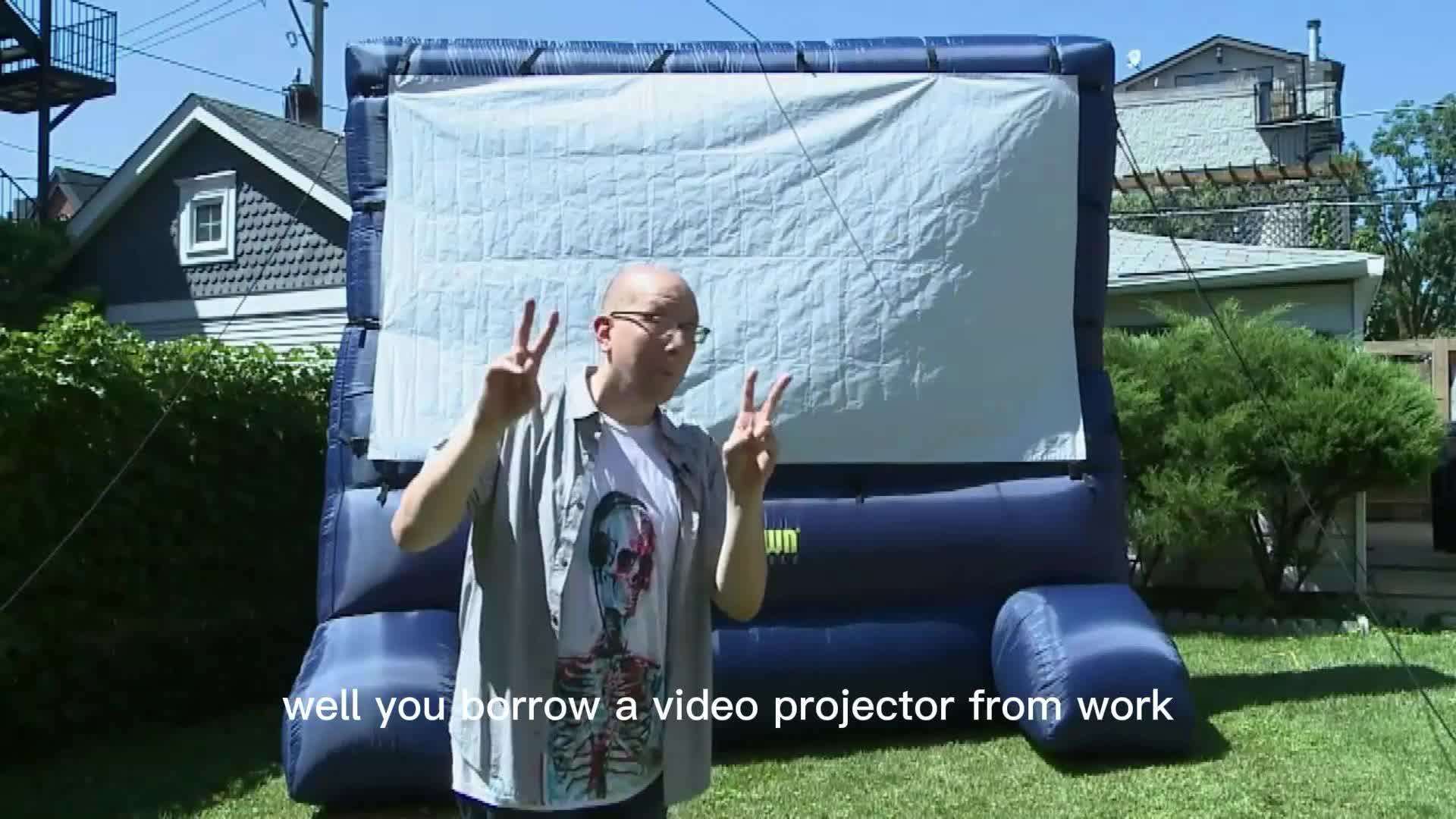 Customized Large Inflatable Air Screen Outdoor Cinema Screen Giant ...