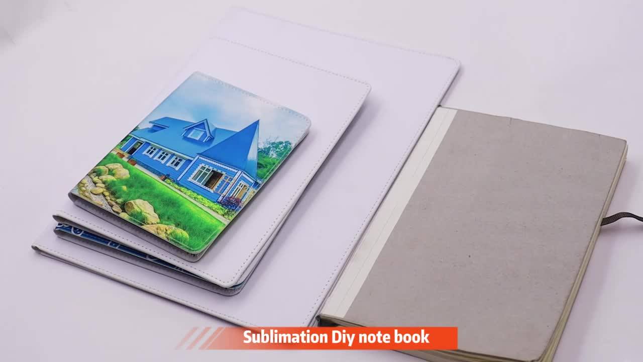 Custom Printing Hard Cover Journals A4 A5 A6 Pu White School Notebooks ...