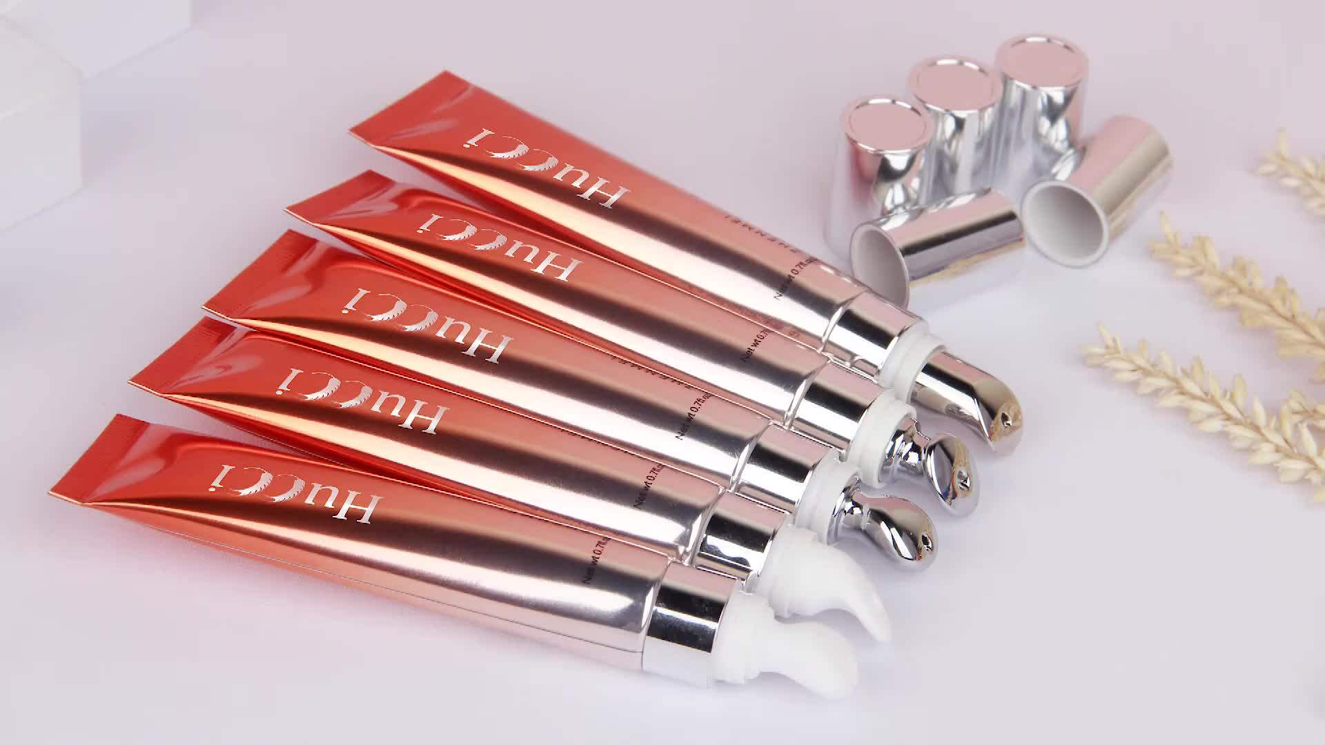 10ml Biodegradable Rose Gold Unique Lip Gloss Tube 10ml With Metal ...