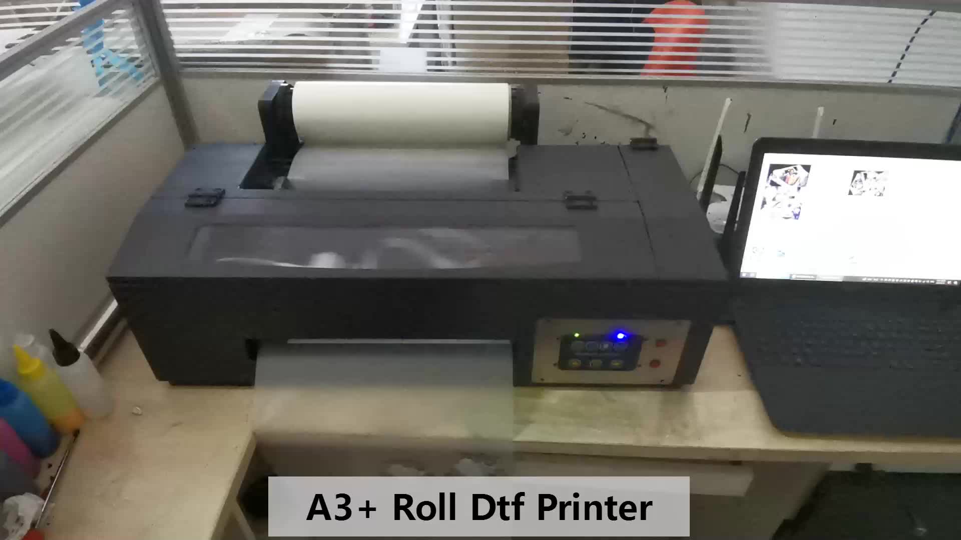 New Design Roll A3 Dtf Printer With Automatic Feed And Rewind Film Impresora Dtf Prints Machine ...