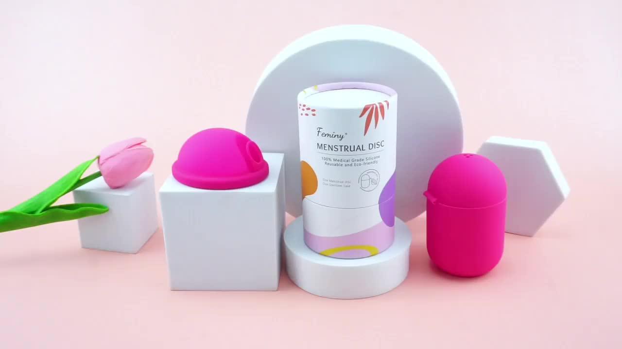 Eco-friendly Feminine Hygiene Reusable Menstrual Disc And Holder ...
