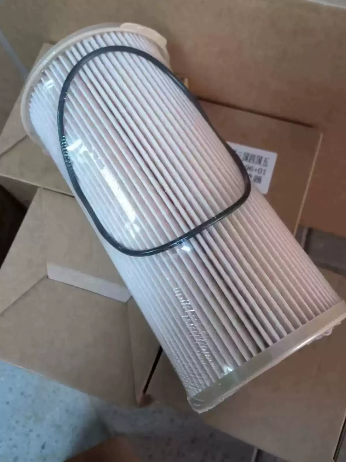 S00030196+01柴油濾芯S00030195+02適配上柴國六柴油濾清器紙濾芯