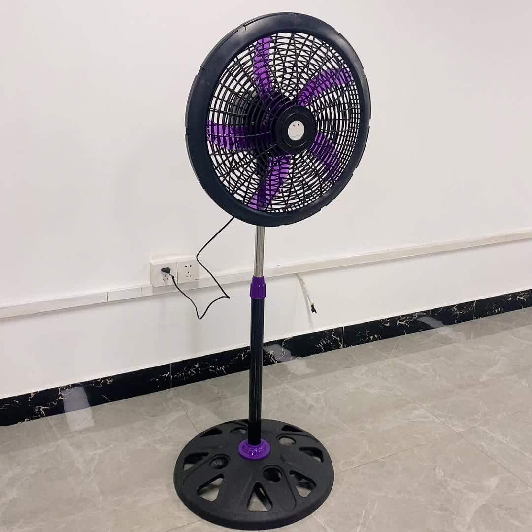 Oscillating Pedestal Air Cooling Electric Fan Sitting Room 18 Inches ...