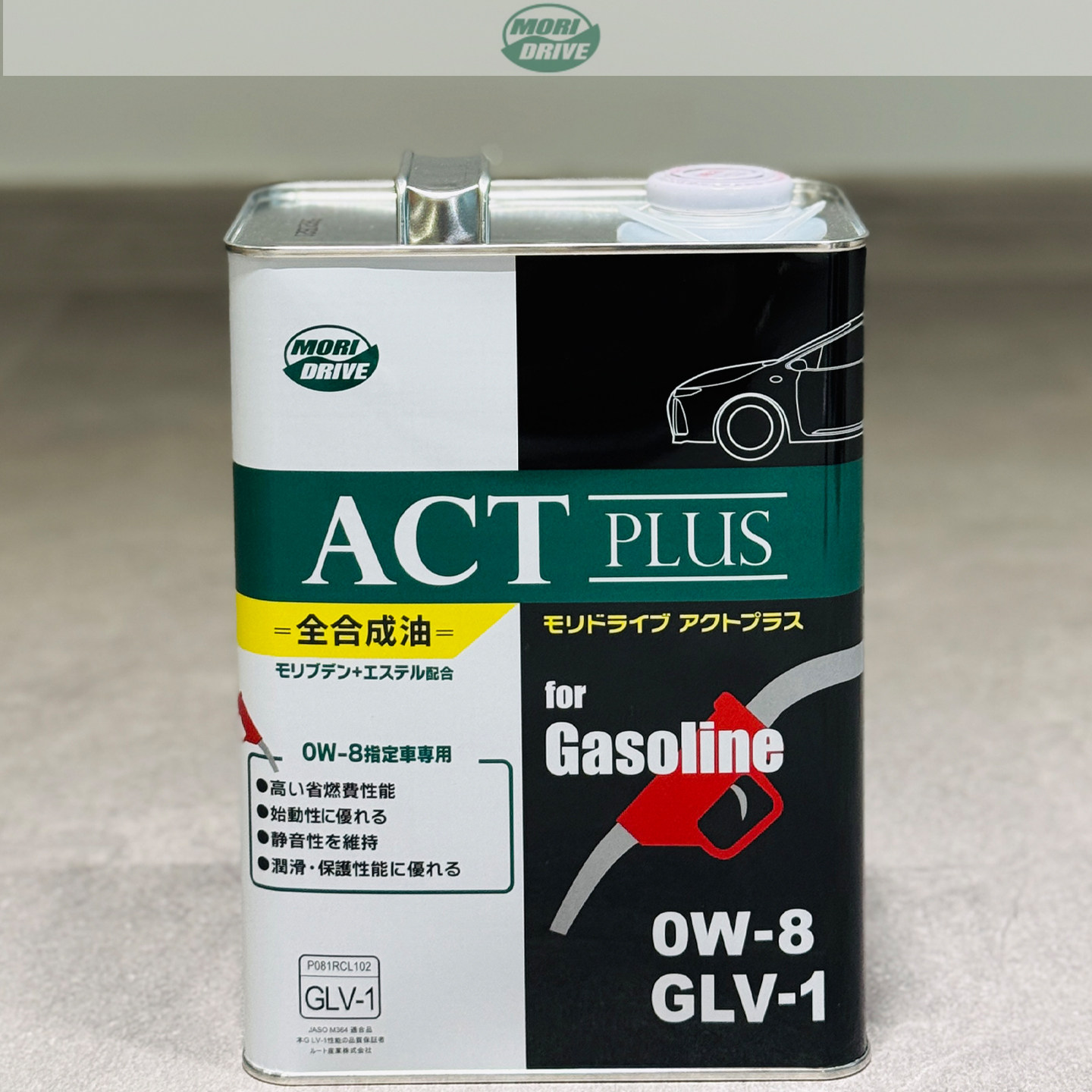 日本MORI DRIVE莫里德 GLV-1全合成机油 0W-8进口0w8液化钼修复