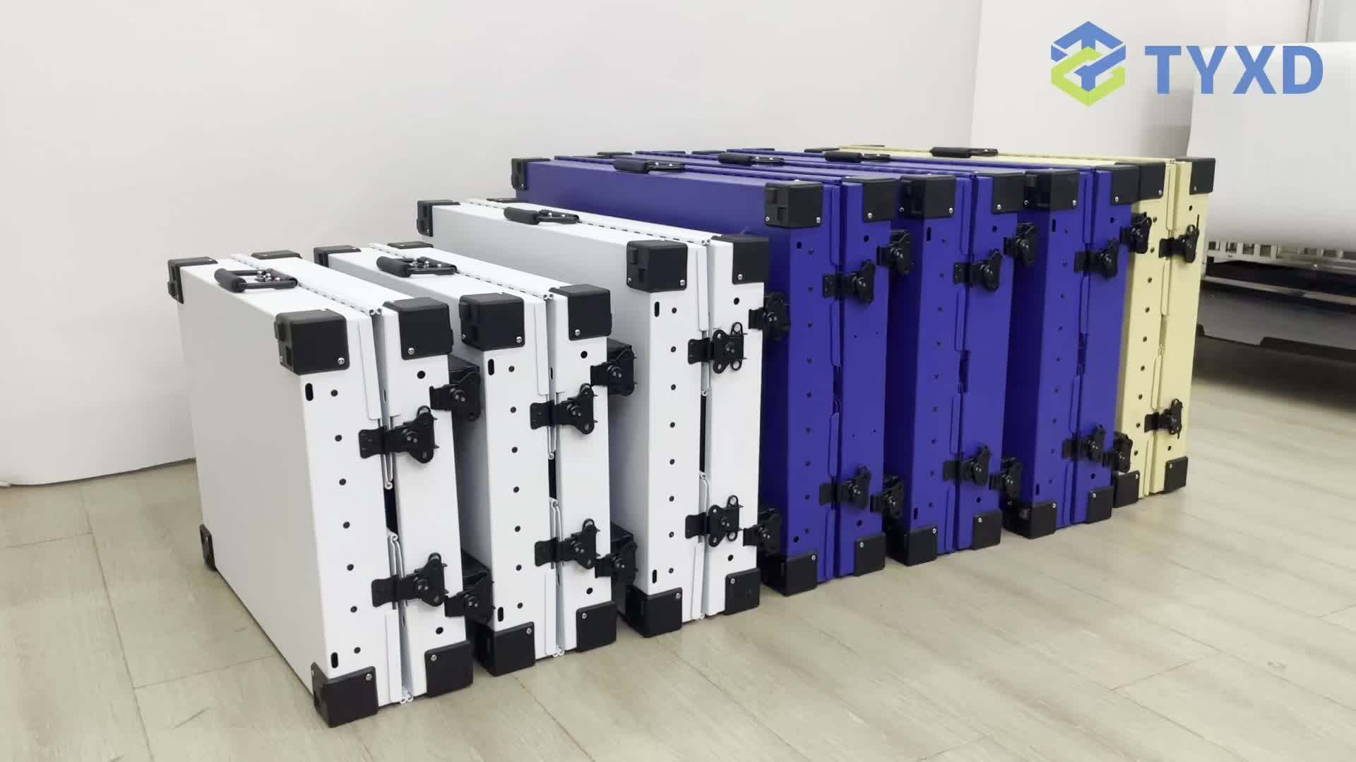 Tyxd S,M,L,Xl,Xxl Luxury Aluminium Folding Metal Dog Cage Stackable ...