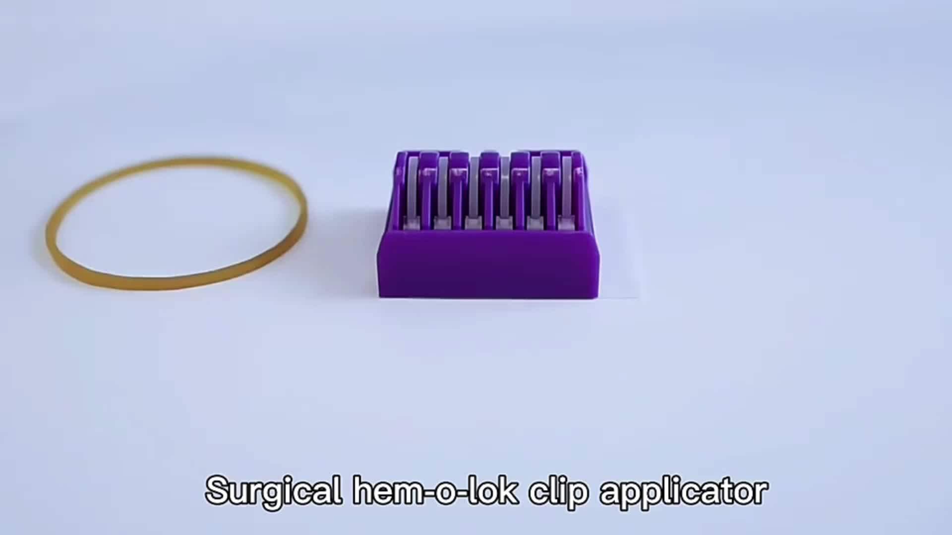 Disposable Metal Titanium Clip Medical Polymer Ligation Clip (vascular ...