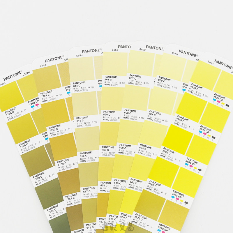[USD 389.32] New version of PANTONE color card special color C card ...